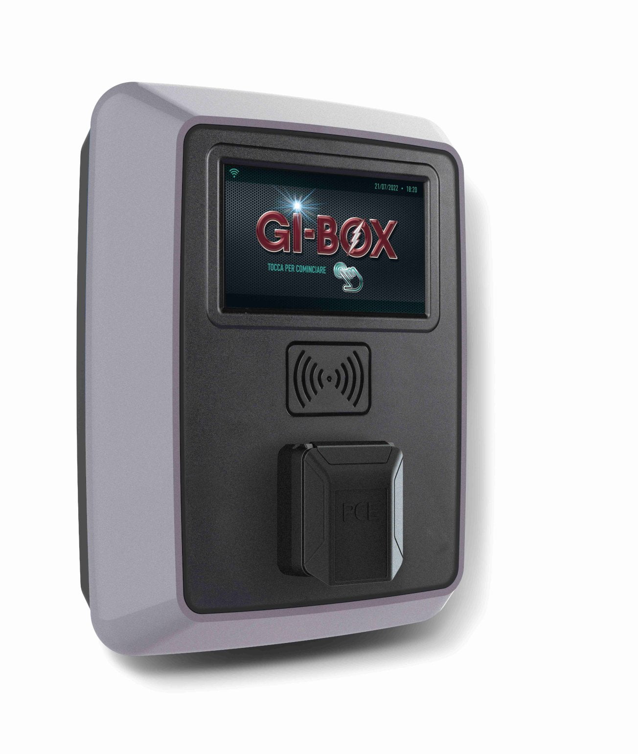 Wallbox grijs WCD T2 3f 22 kW